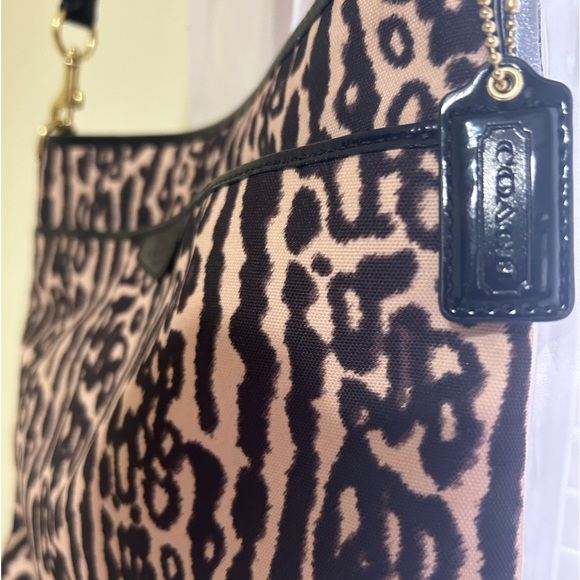 Coach | Bags | Coach Ocelot Purse Leopard Print Medium Size | Poshmark
